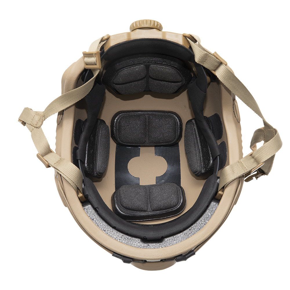 How are tactical helmets made?